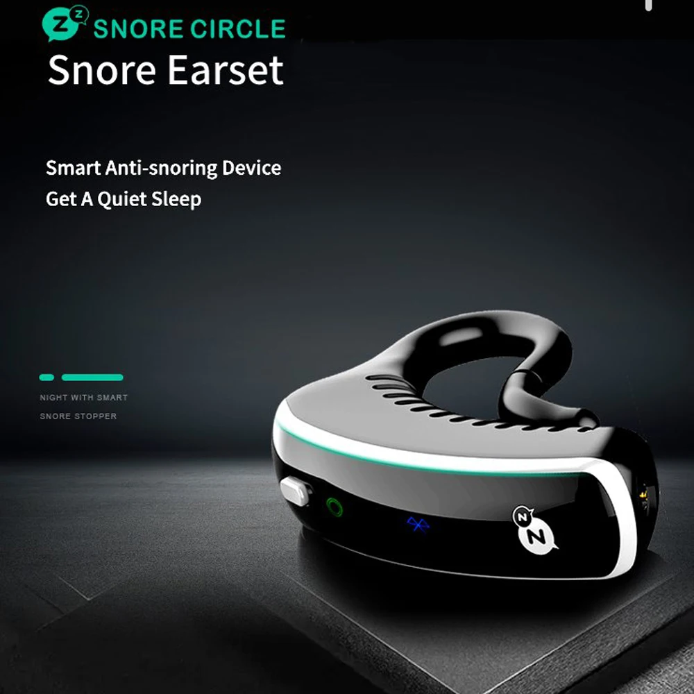 Electronic Snore Stoppe Anti Snore Headphone Sleep Analysis Device ...