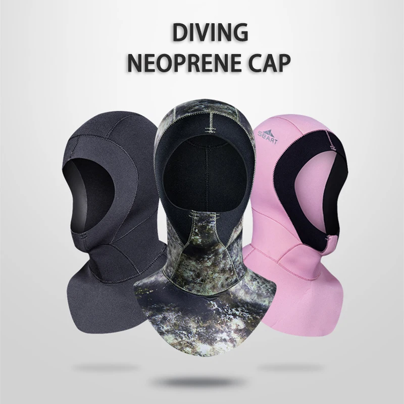 3mm-Neoprene-Scuba-Free-Diving-Hood-Adult-Snorkeling-Equipment-With ...