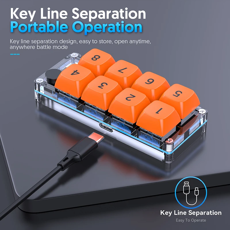 8-Key-Shortcut-Macro-Programmable-Fully-Hot-Swappable-Mechanical-Switch ...