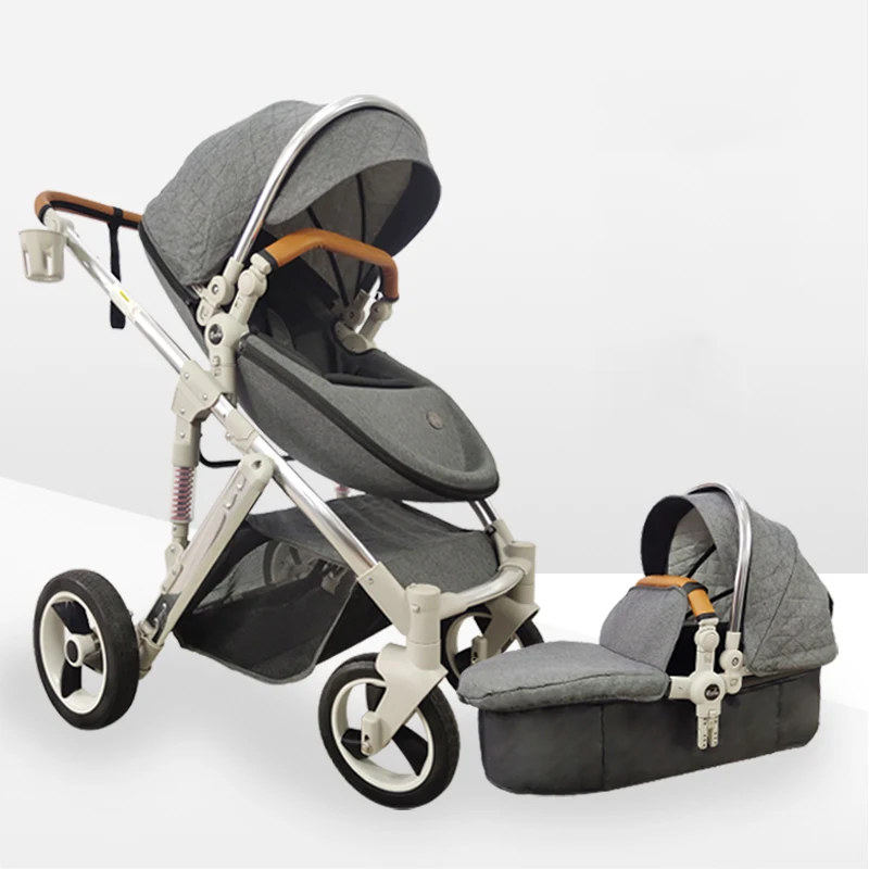 2-In-1-Baby-Stroller-Eggshell-Type-Is-Suitable-for-Newborn-Babies-High ...
