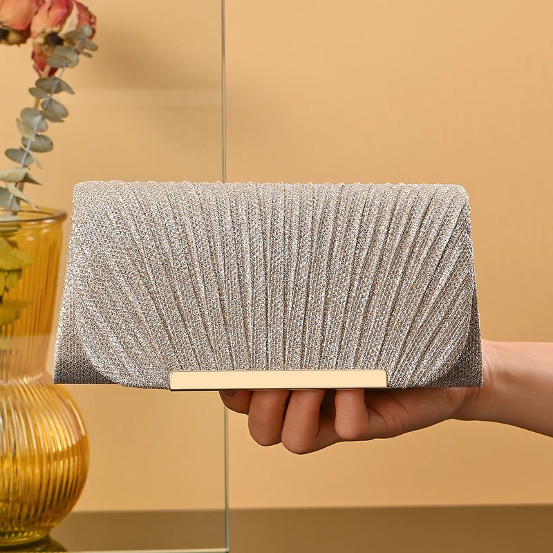 Wedding-Bride-Dinner-Purse-for-Women-Banquet-Silver-Clutch-Bag-Fashion ...