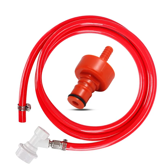 Ball Lock Gas Line Assembly with Carbonation Cap,Homebrew Simple PET ...