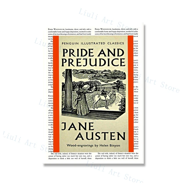 Pride And Prejudice Book Cover Poster