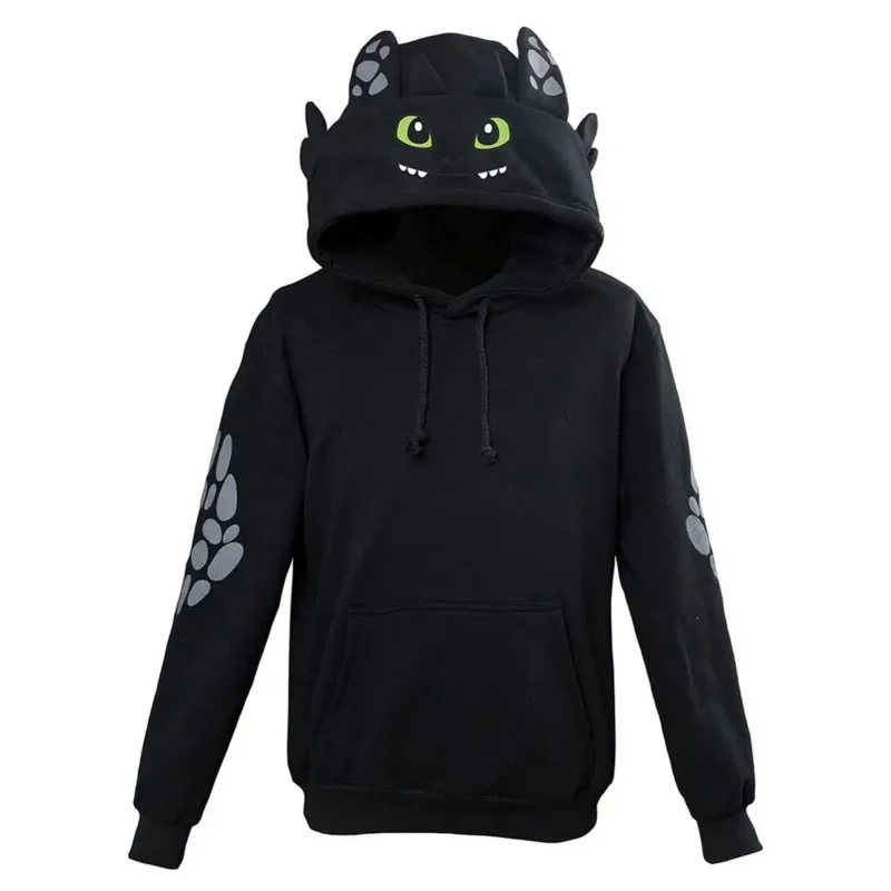 New-Adult-Unisex-How-to-Train-Your-Dragon-Toothless-Cosplay-Hoodie ...