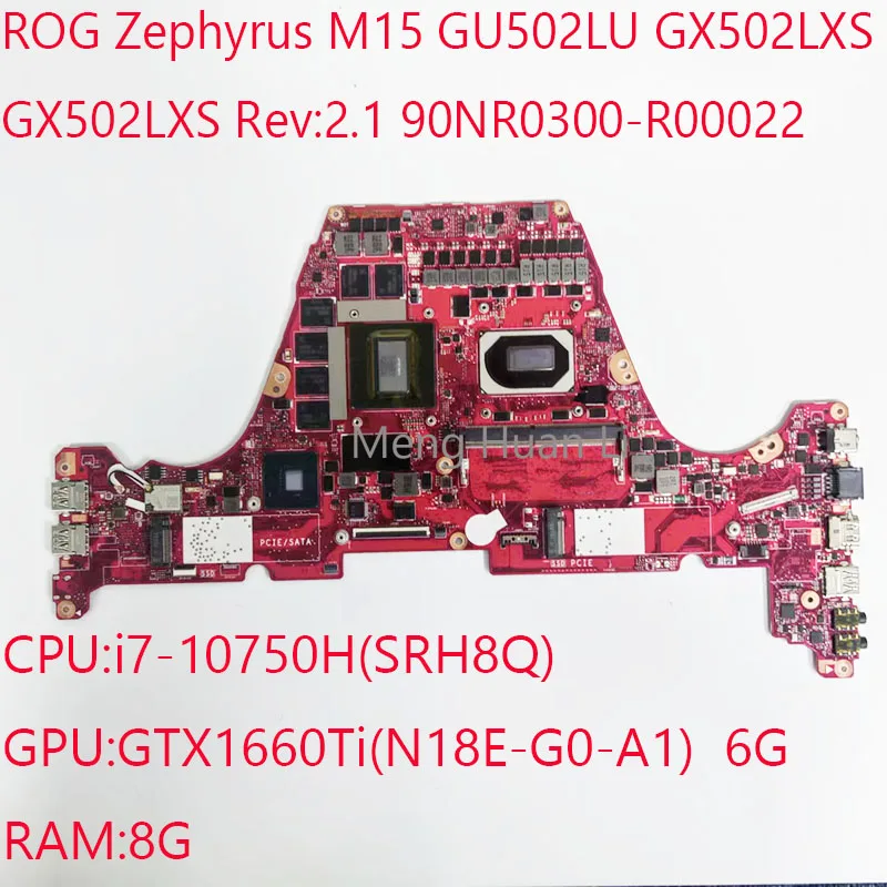 Placa-base-GU502LU-90NR0300-R00022-GX502LXS-Rev-2-1-para-ASUS-ROG ...