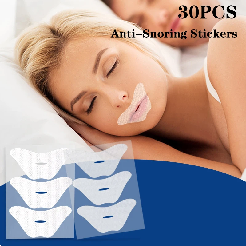 30Pcs-Anti-Snoring-Stickers-For-Adult-Night-Sleep-Lip-Nose-Breathing ...