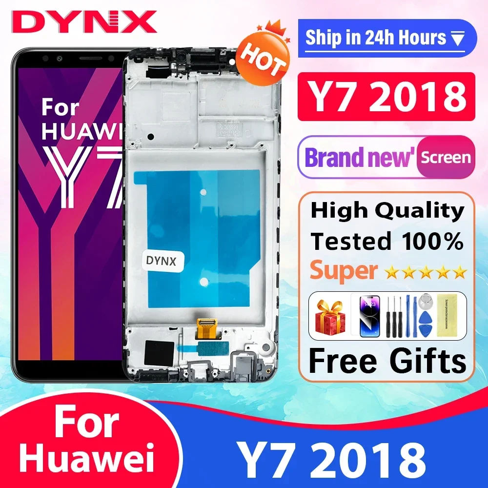 5.99" For Huawei Y7 2018 LCD LDN-L01 LX3 DIsplay Touch Screen Digitizer ...