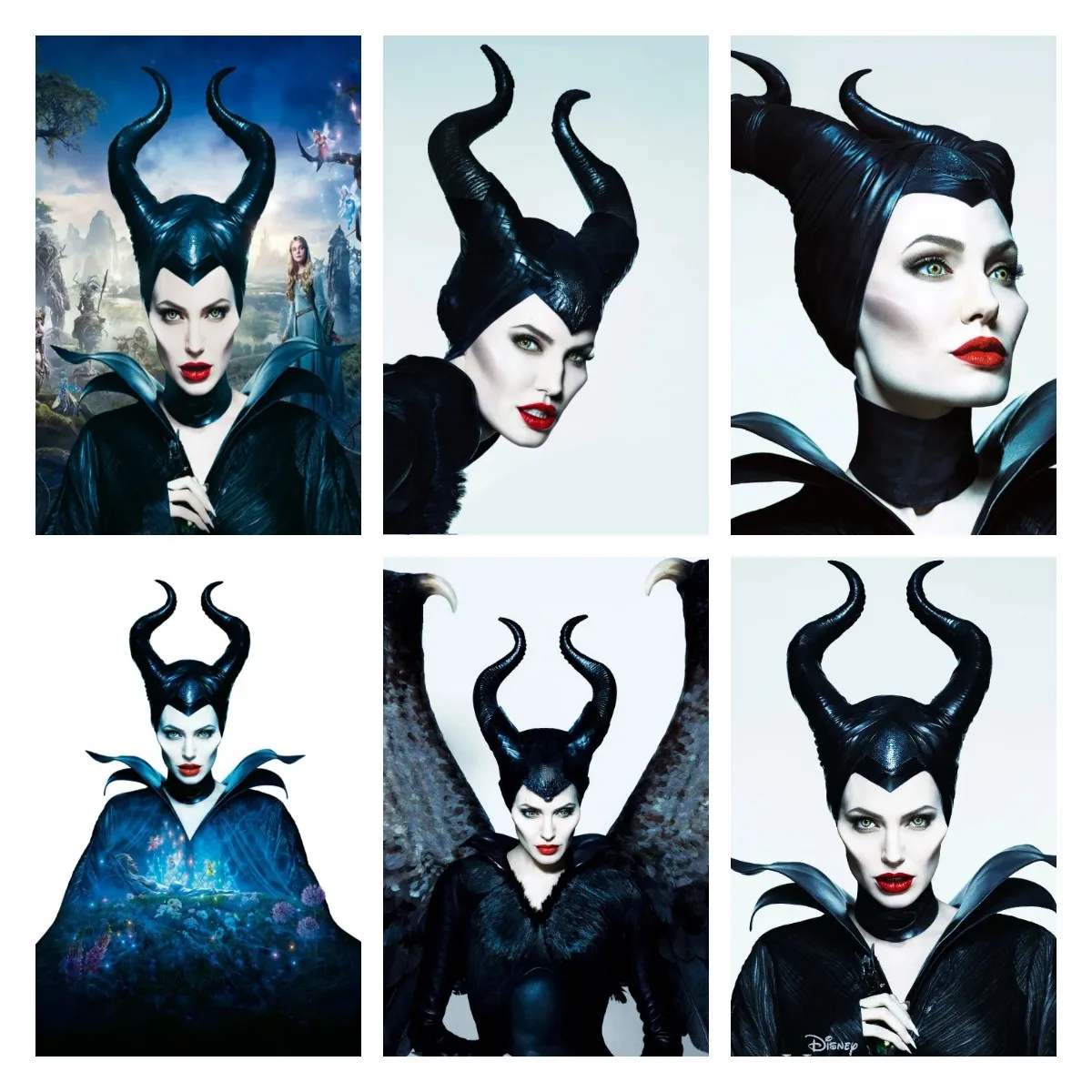 Disney Maleficent Face Cartoon