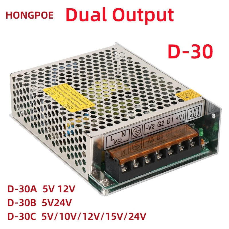 Switching Power Supply Dual Dc Output | 12v 5v Dual Output Power Supply - Dual Output - Aliexpress