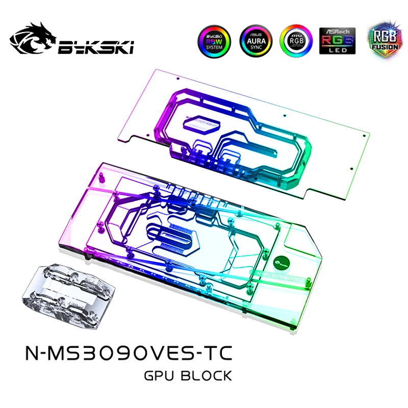 Bykski N-ms3090ves-tc, Gpu Active Backplane Block For Msi Rtx3080 3090 ...