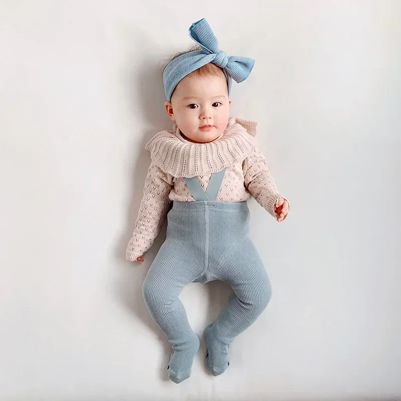 Baby Suspender Pantyhose, Pure Cotton High Waisted Belly Button ...