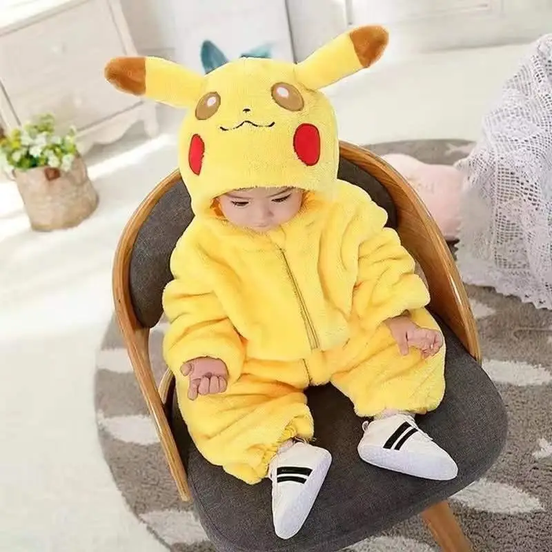 Mono-de-Pok-mon-Pikachu-para-ni-os-y-ni-as-ropa-creativa-Kawaii-color ...