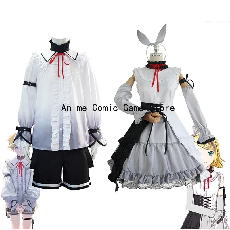 Project Sekai Colorful Stage Rin/Ren Cosplay Costume Wig Kawaii Lolita ...
