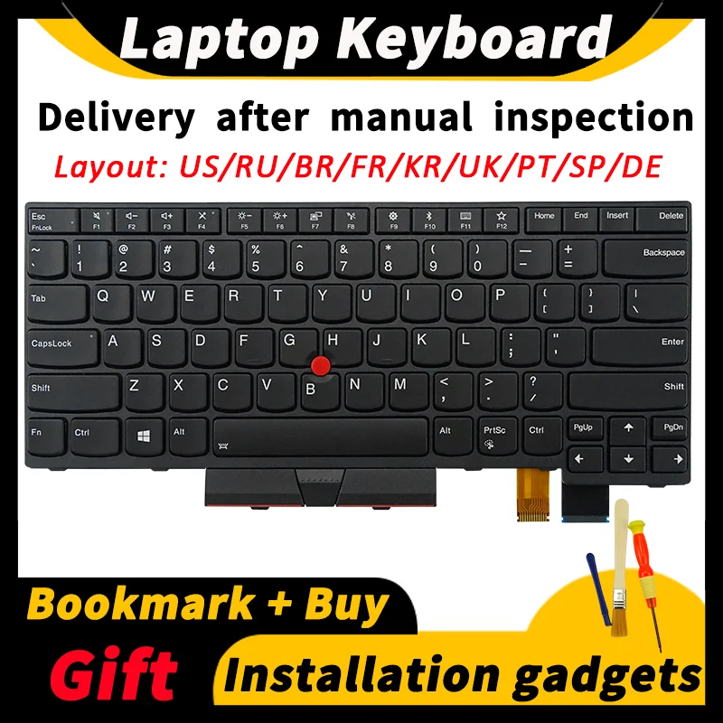 Laptop-Replacement-Keyboard-for-Lenovo-ThinkPad-T470-T480-A475-A485-US ...
