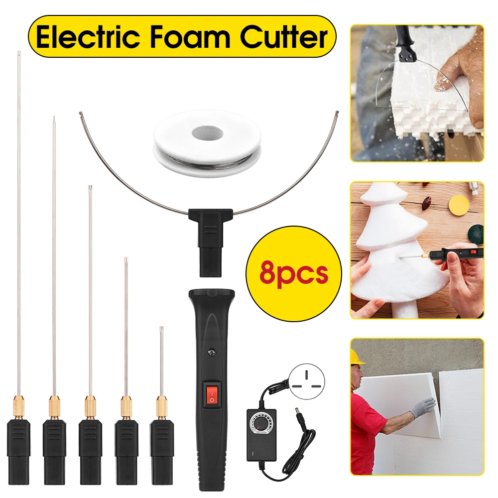 24W-Electric-Foam-Cutter-Kit-0-300-Adjustable-Temperature-Foam-Cutting ...