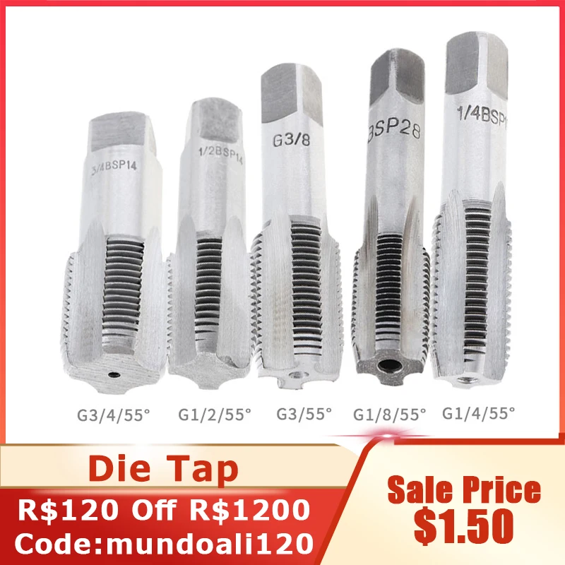 G1-8-55-Degrees-High-Speed-Steel-G-Thread-Tap-Attack-Pipe-Plate-Hand ...