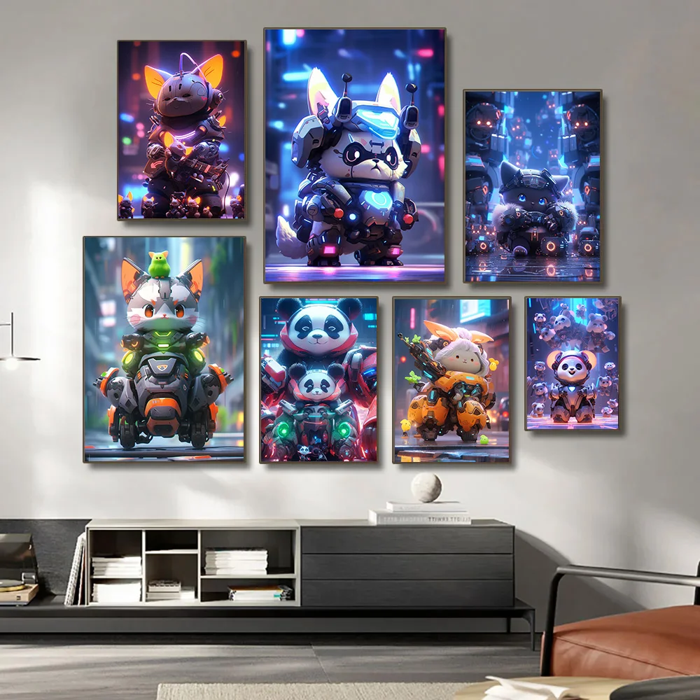 1Pcs-Decoration-Pictures-Room-Wall-Art-Canvas-Painting-Cartoon ...