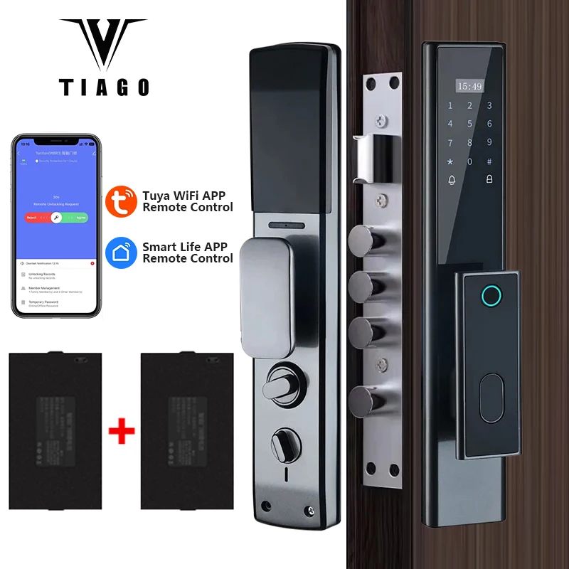 TIAGO-A2-TUYA-WIFI-Remote-Unlock-Temporary-Password-Fingerprint ...