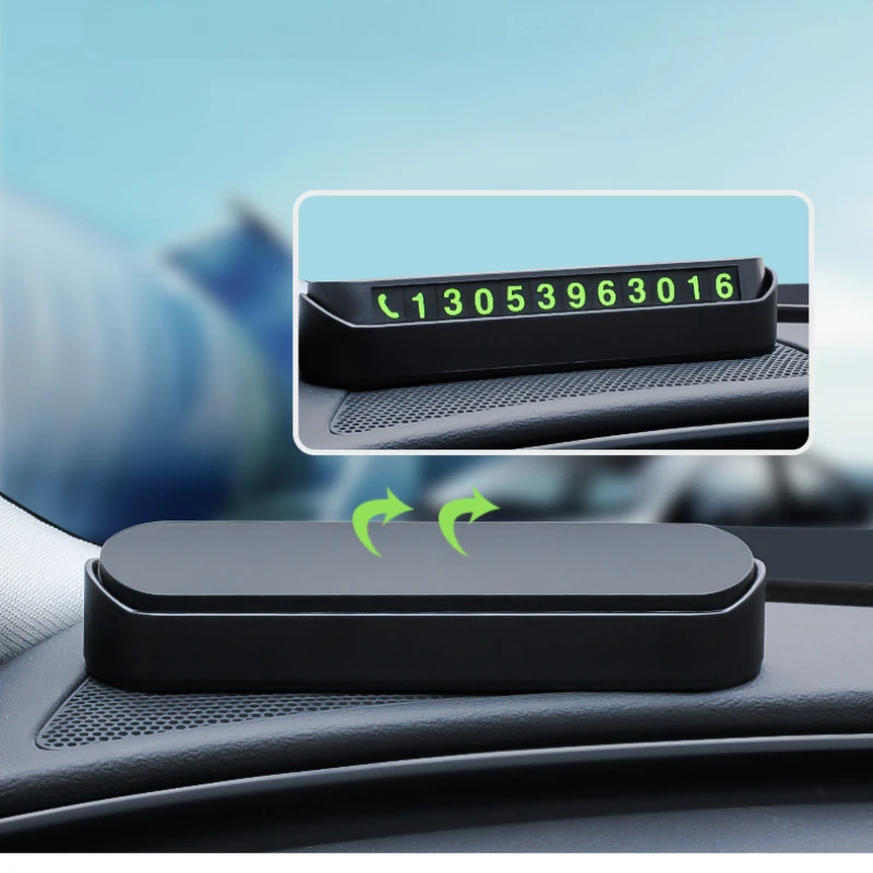 13x3-5cm-Car-Phone-Number-Card-Temporary-Parking-Card-Plate-Car-Park ...
