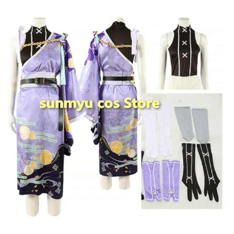 Kuya Cosplay Nu: Carnival Cosplay Costume Custom Size Purple Kimono ...