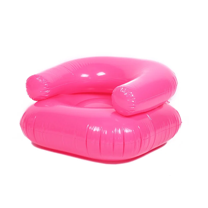 Sof-inflable-port-til-de-PVC-para-ni-os-silla-rosa-azul-con-lentejuelas ...