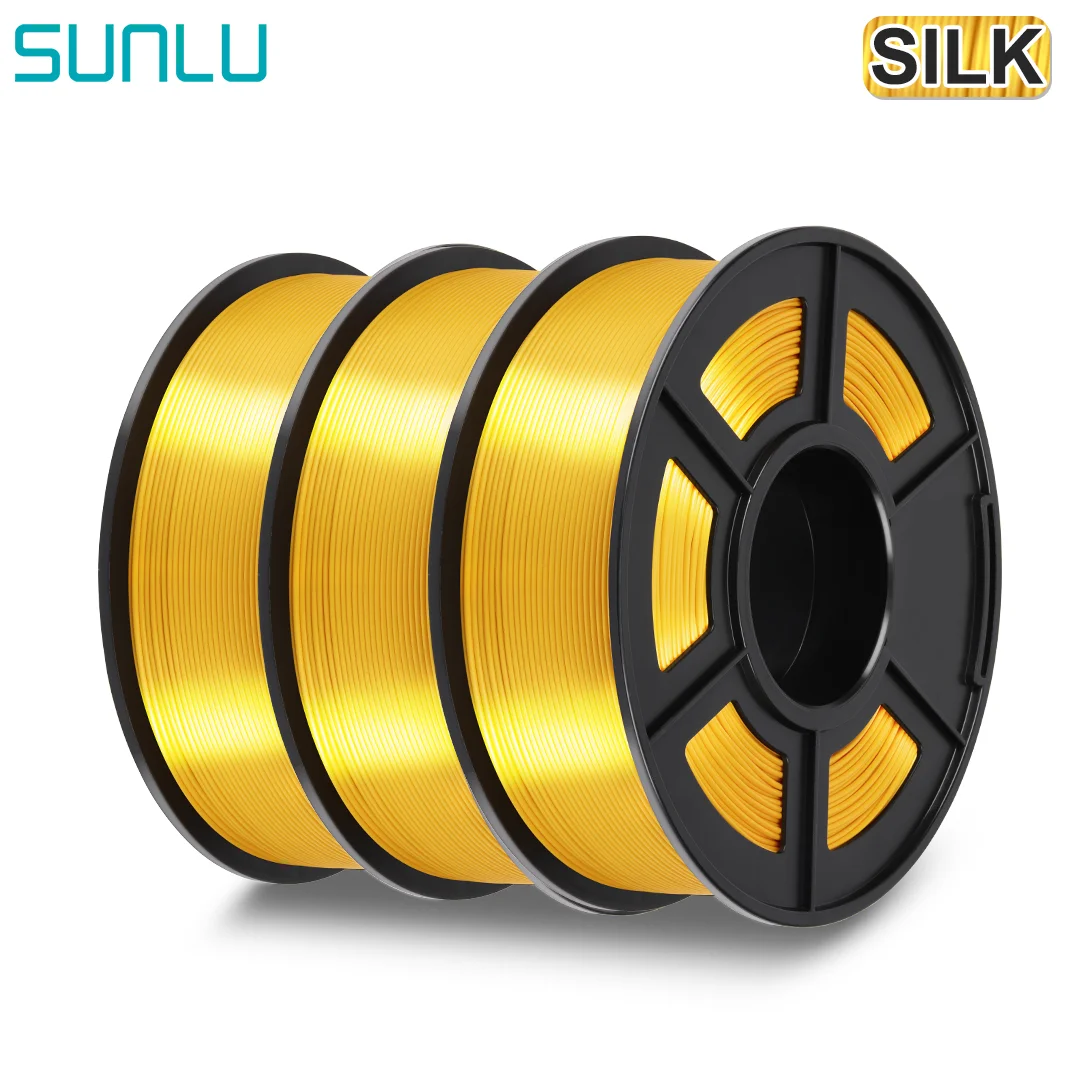 SUNLU-SILK-Filament-1-75MM-FDM-3D-Printing-Filament-3-Rolls-3KG-3D ...