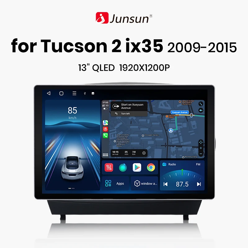 Junsun-X7-MAX-13-1-2K-AI-Voice-Wireless-CarPlay-Android-Auto-Car-Radio ...