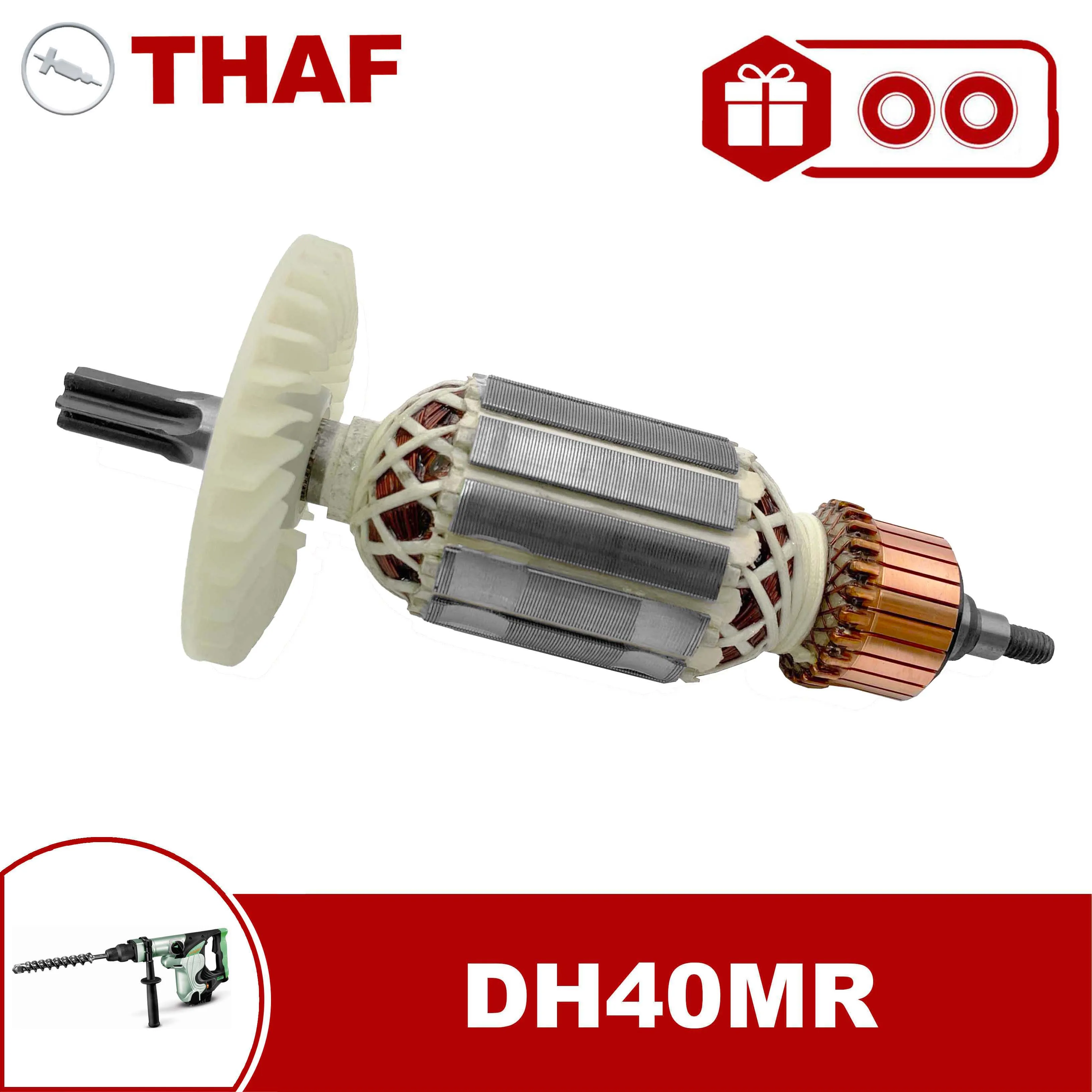 AC220V-240V-Induit-remplacement-pour-HITACHI-Marteau-Perforateur-DH40MR ...