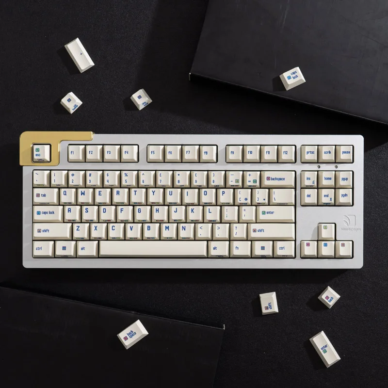 Gmk C64 Resin 153 Keys Cherry Profile Pbt Keycap Dye-sub English ...