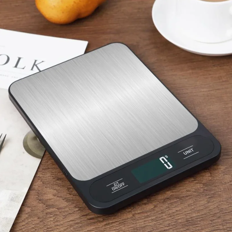 1pc Black Food Scale 10 Kilograms Digital Kitchen Scale Grams and ...