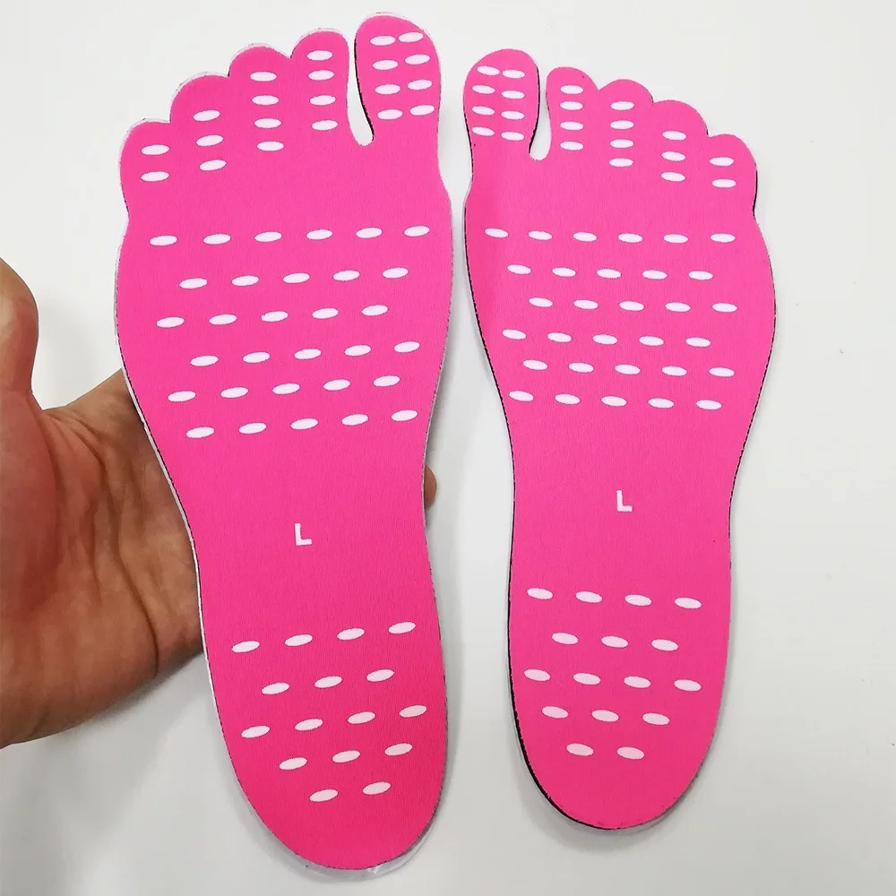 Men-Women-Beach-Insoles-Invisible-Outsole-Foot-Stickers-Waterproof-Self ...