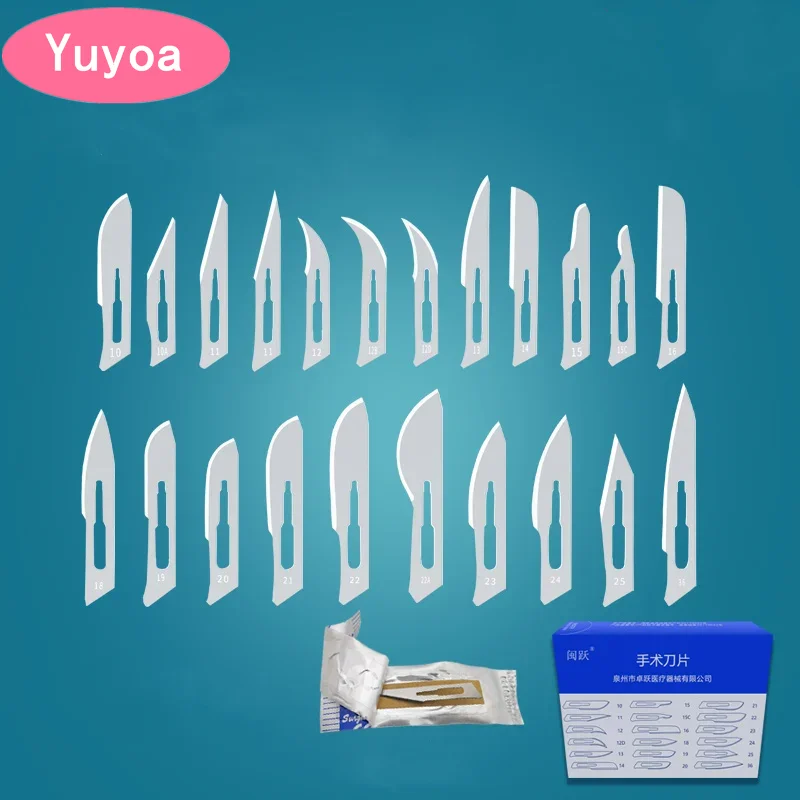 300pcs-3Box-Disposable-Medical-Carbon-Steel-Sterile-Surgical-Blades-for ...