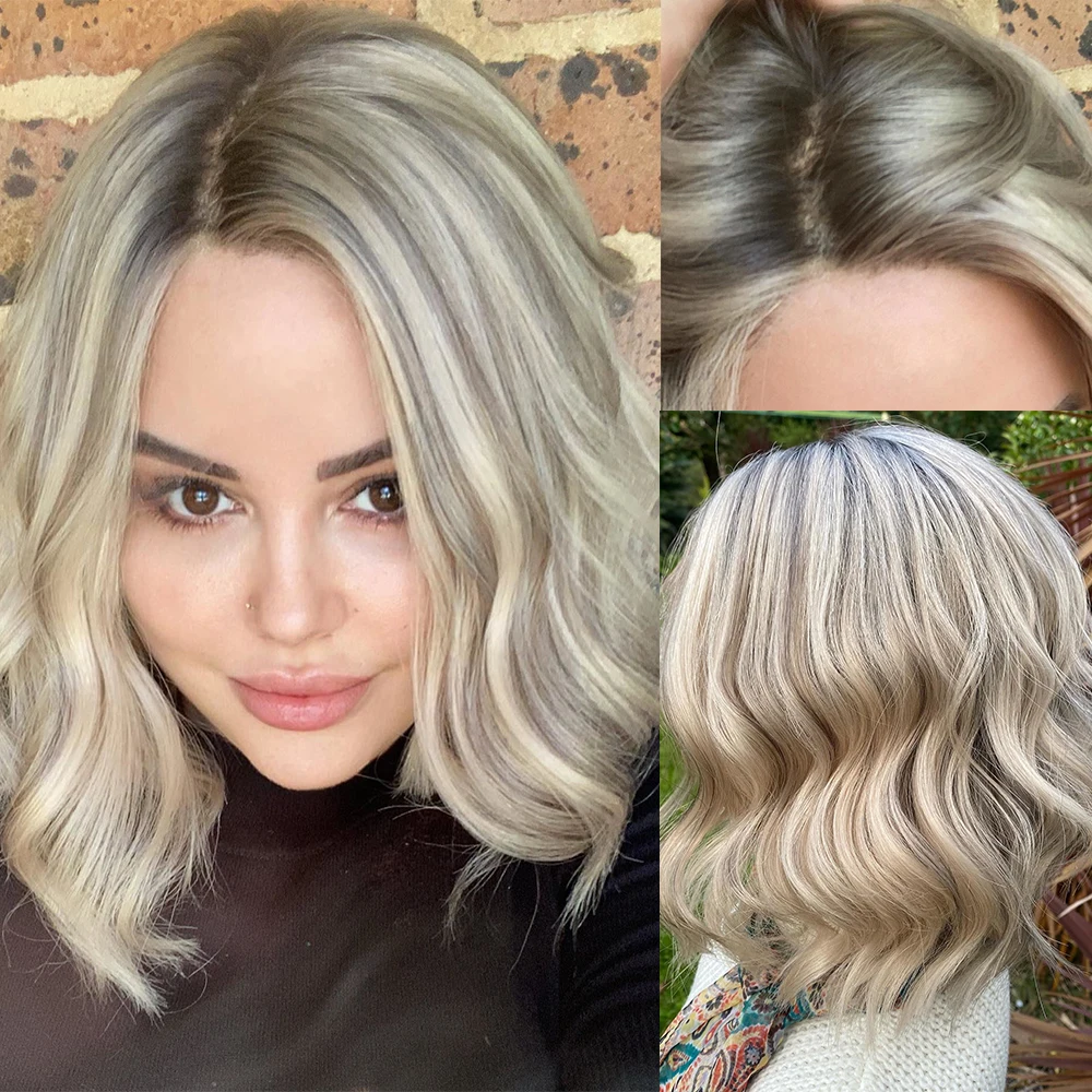 Wavy Medium Length Inverted Bob