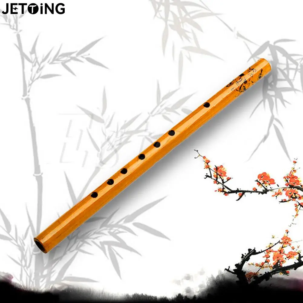 Chinese-Traditional-6-Hole-Bamboo-Flute-Clarinet-Student-Musical ...