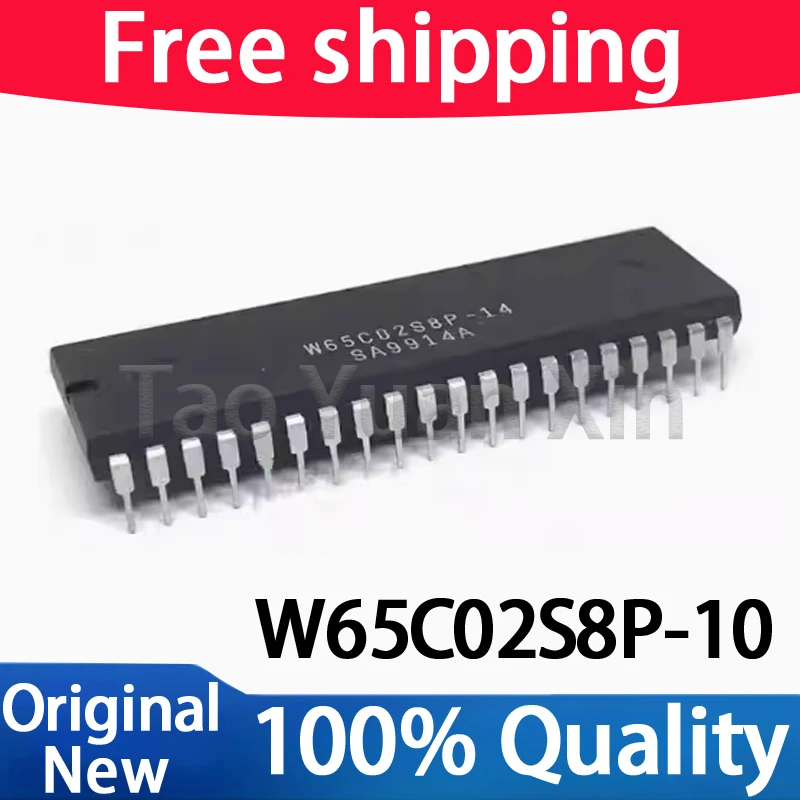 (1-10piece）New Original W65C02S8P-10 W65C02S8P W65C02 dip-40 Chipset in ...