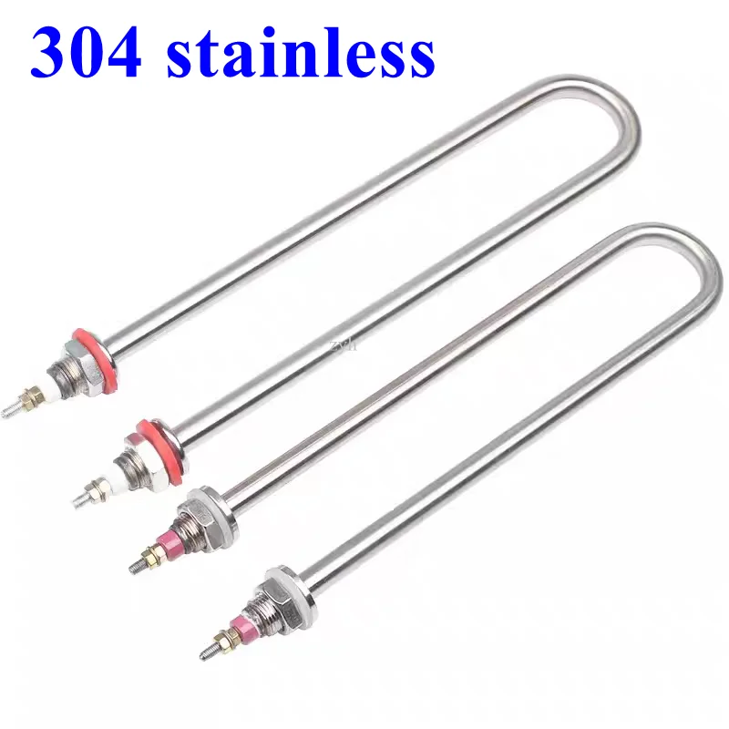 1 Uds M16 M18 elemento calefactor Tubular en forma de U de acero ...