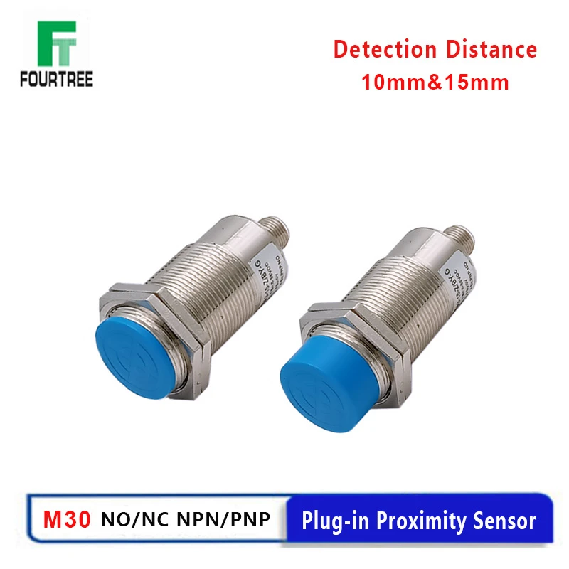 Plug in Proximity Sensor M30 Metal Inductive Approach Switch With Air ...