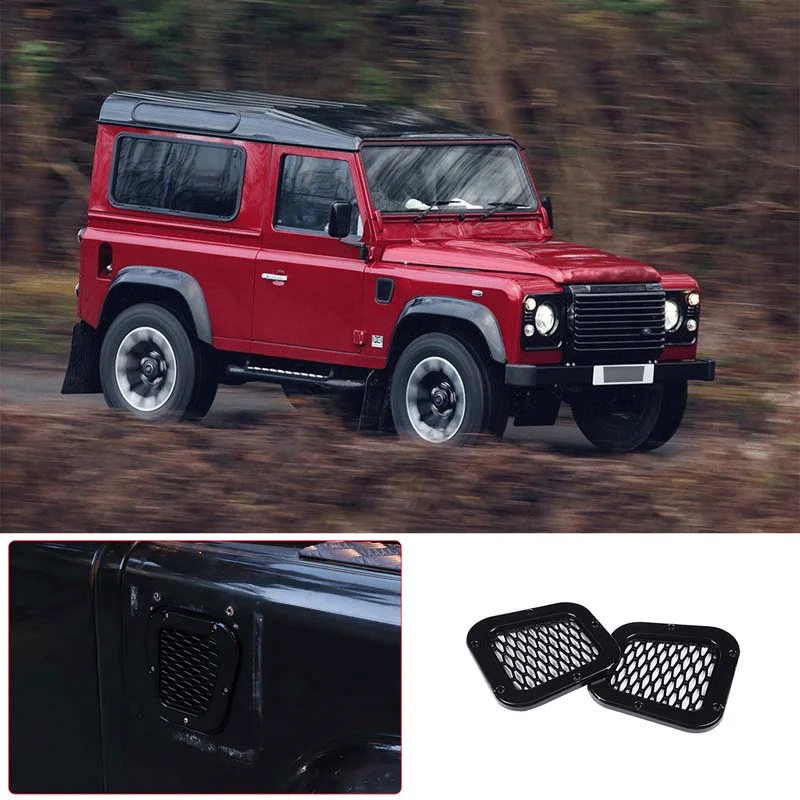 For-2004-19-Land-Rover-Defender-90-110-ABS-Black-Car-Styling-Car-Side ...