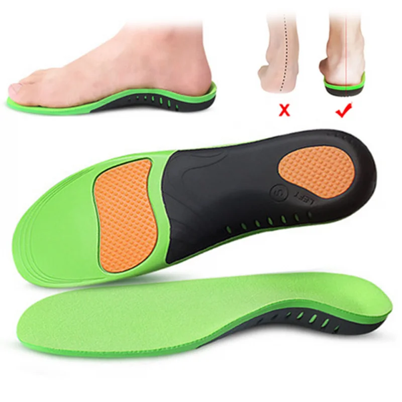 EVA Orthopedic Insole Feet Arch Foot Pad X/O Type Leg Correction Flat ...
