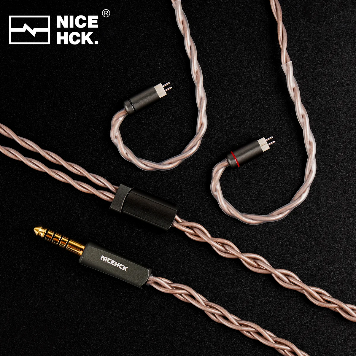 NICEHCK-UpLaura-HiFi-Earphone-Cable-Oxygen-Disconnected-Copper-17AWG ...