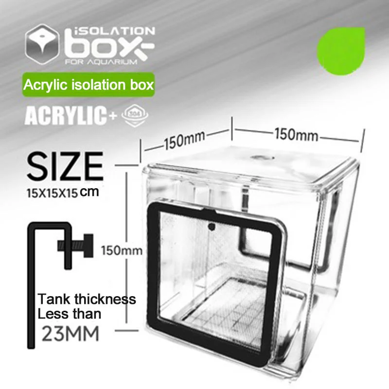 Fish Breeding Box Aquarium Isolation | Acrylic Isolation Box Aquarium ...