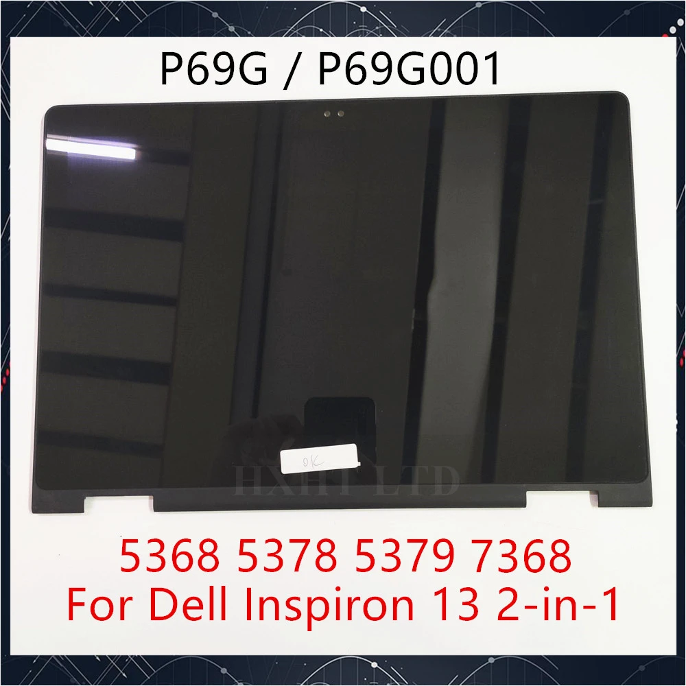 Original 13.3" P69G P69G001 5379 5378 5368 LCD Touch Screen Display For Dell Inspiron 13 ...