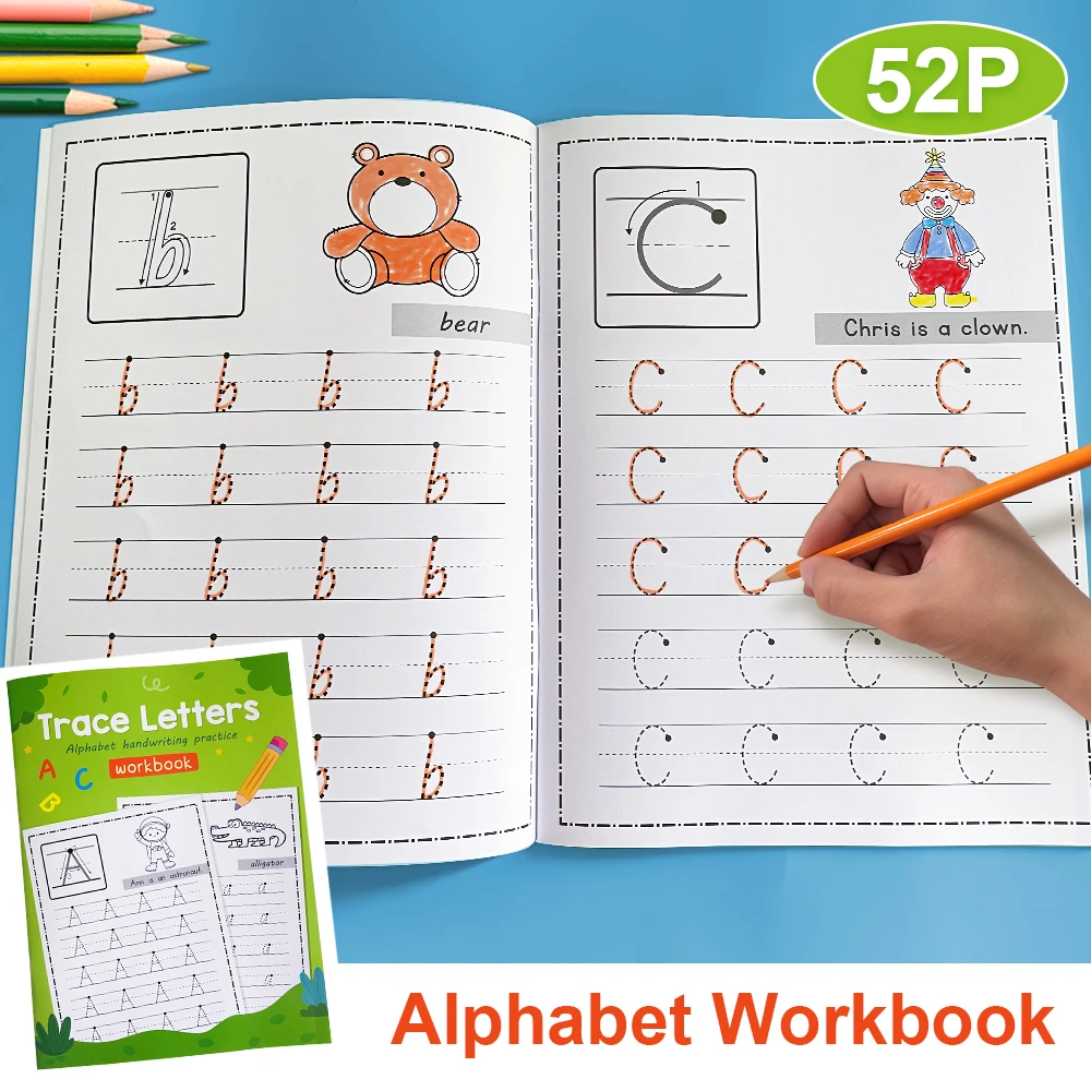 Kids-Learning-Letters-Early-Education-Writing-Exercise-Workbook ...