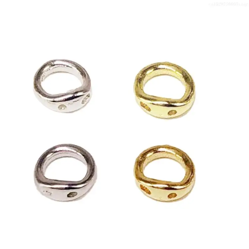 20 pcs Elegant Double Hole Linking Circles Sophisticated Craft Rings ...