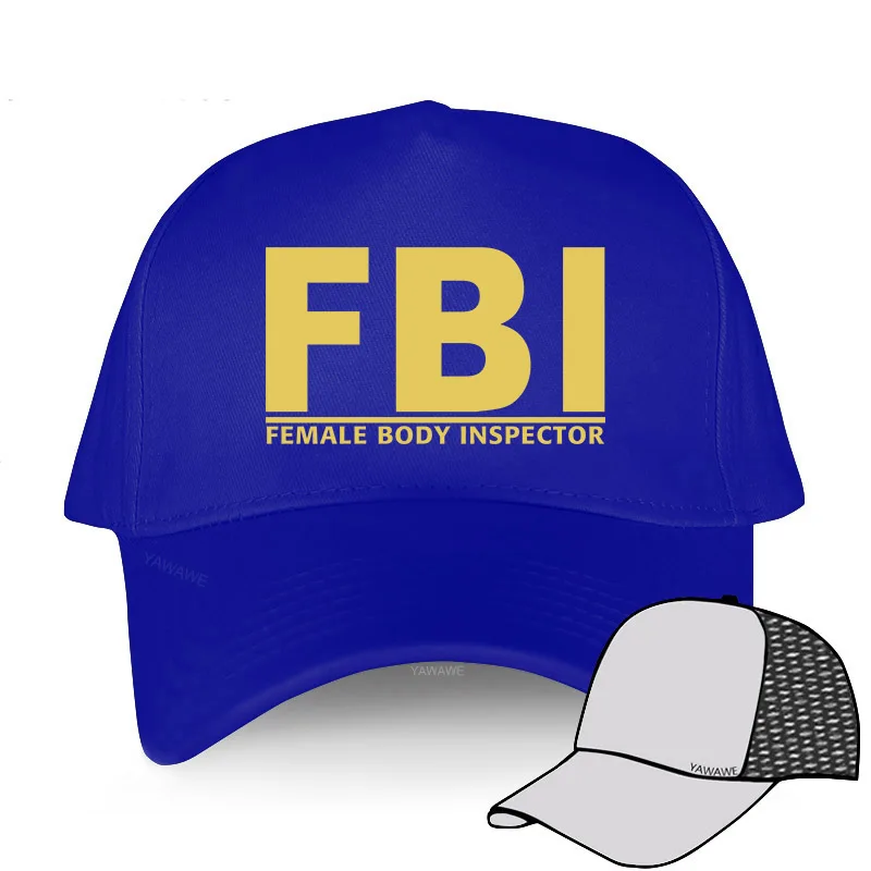 Fbi Funny Female Y Inspector Baseball Cap Hat Mens Women Fish Outdoor ...