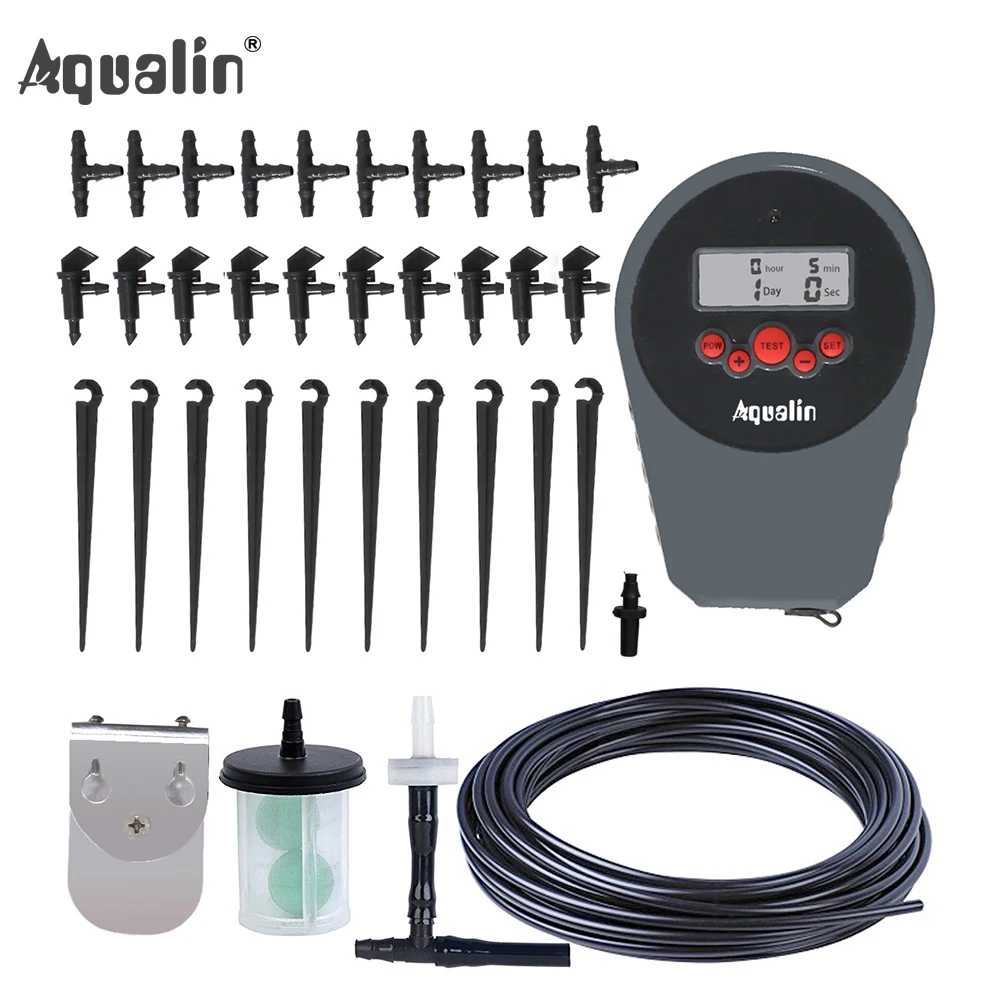 Automatic Lcd Display Drip Irrigation Set Garden Flower Water Timer ...