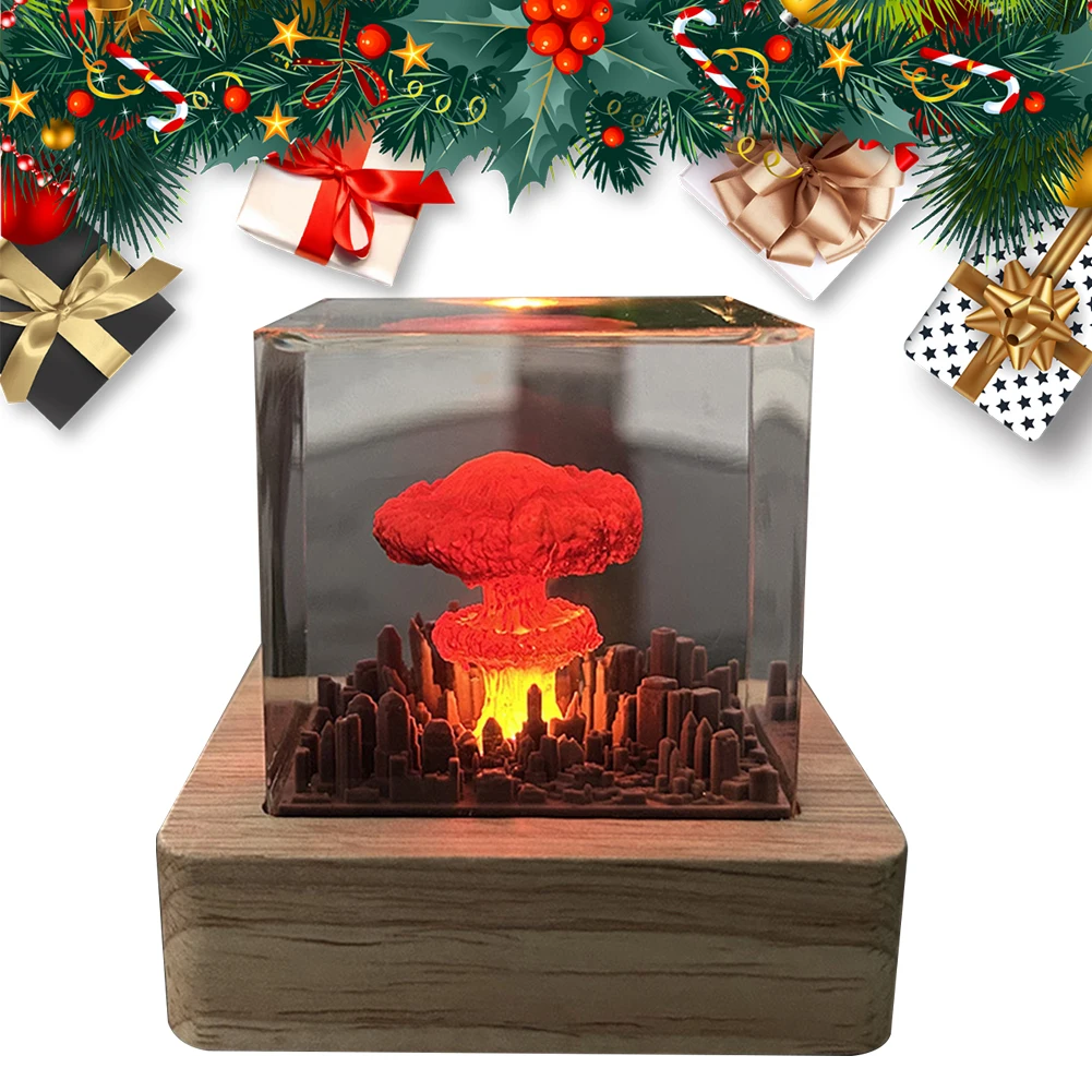 Mushroom-Cloud-Light-Ornaments-Resin-Nuclear-Bomb-Explosion-Night-Lamp ...