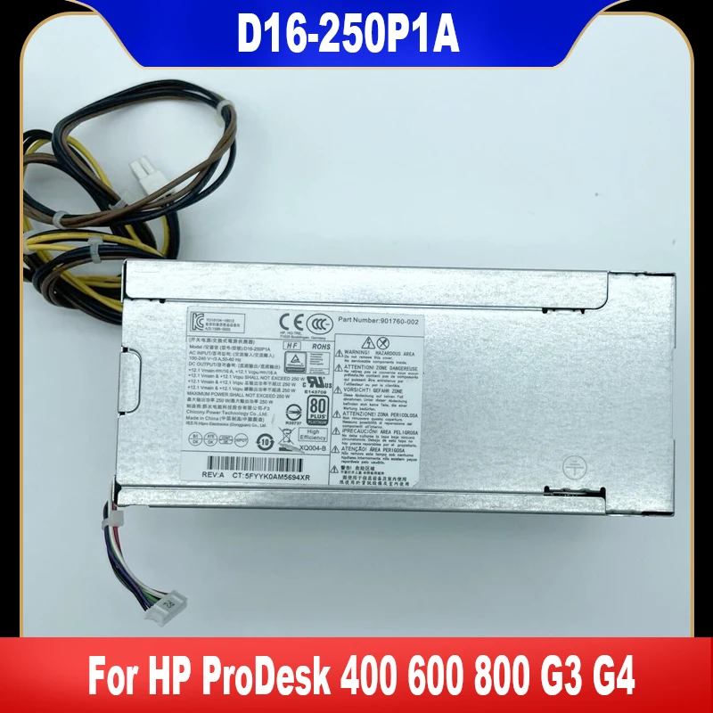 D16-250P1A For HP ProDesk 400 600 800 G3 G4 Power Supply 250W PCH022 ...