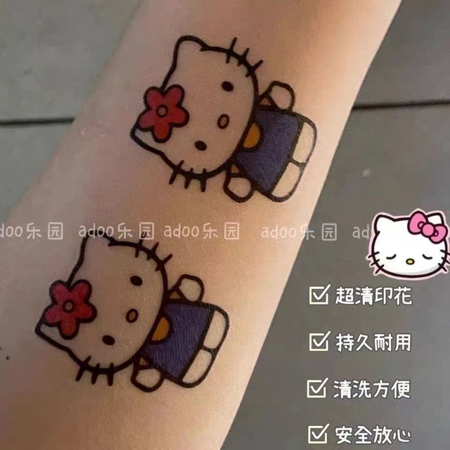 Hello Kitty Gemini Tattoos