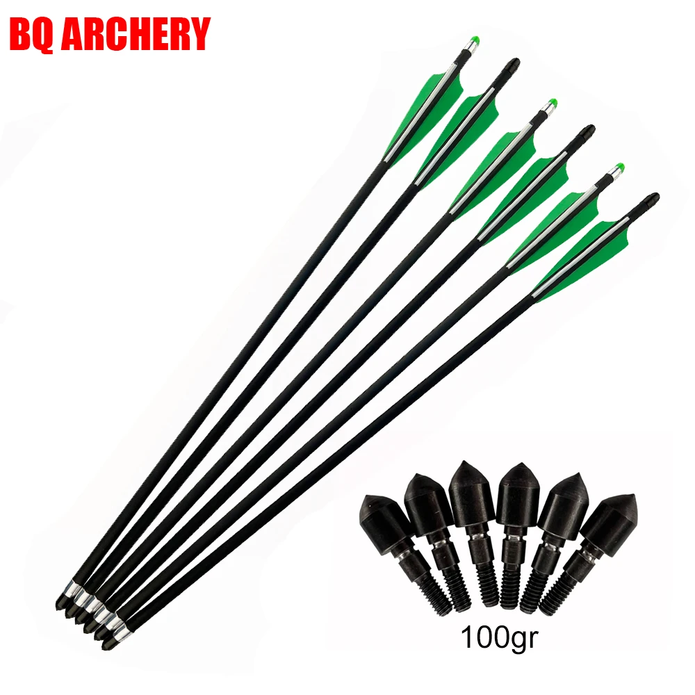 Cobra System R9 Arrows ELONG OUTDOOR 7.5-inch Carbon Crossbow Bolts ...